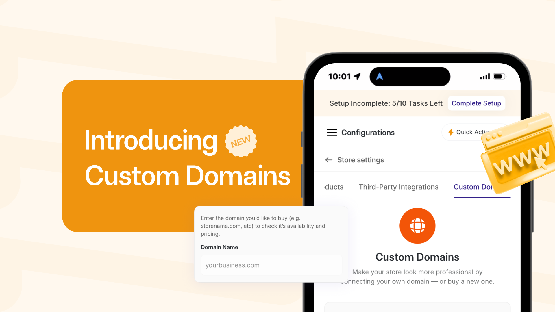 Make Your Catlog Store Truly Yours: Introducing Custom Domains